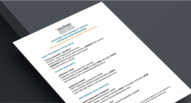 Resources | XACDURO® (sulbactam for injection; durlobactam for ...